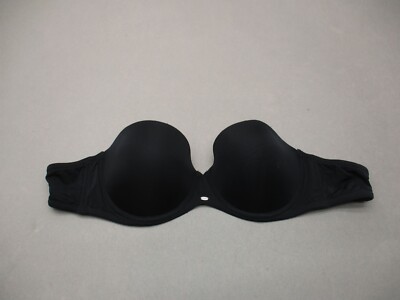 34D Calvin Klein Womens Black Underwire Lined Strapless Multiway Bra 8F ...