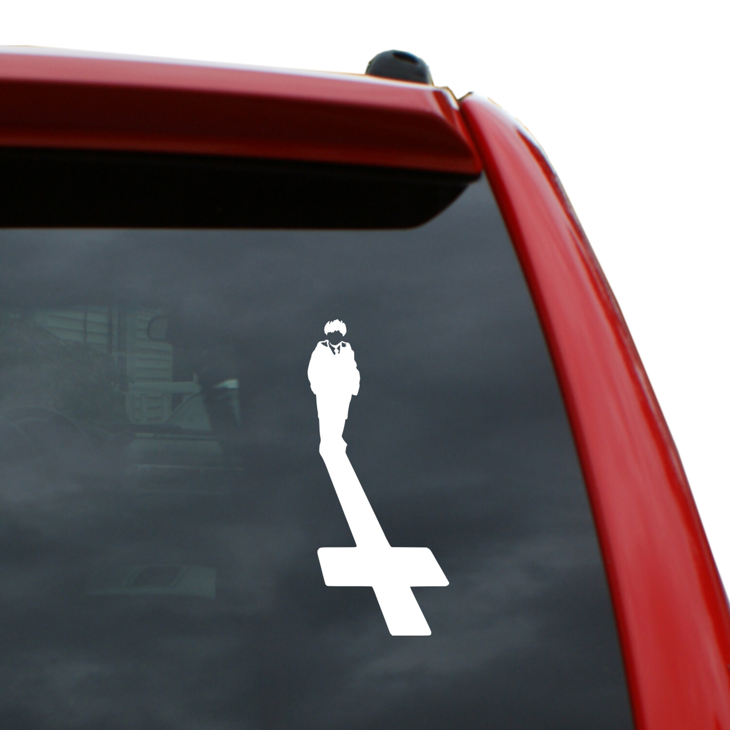 The Omen / Damien Thorn Vinyl Decal | Color: White | 5" tall | eBay