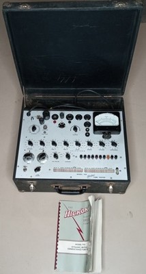 Hickok Model 752 Dynamic Mutual Conductance Tube Tester Estate Find | eBay