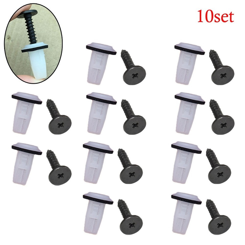 Screw Lining Wheel 10 Car Clips Fit For Grommets Hot New Screws Stylish ...
