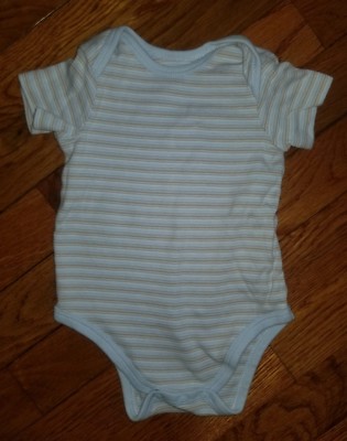 Baby One Short Sleeve One Piece Striped First Impressions Size 0-3 ...