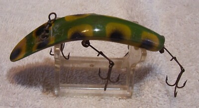 020925 VINTAGE HELIN FLATFISH LURE NICE COLOR 3-3/8" LOT H14 | eBay