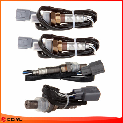 Set 4pcs Upper+Down Air Fuel Ratio Oxygen Sensors O2 for 01-03 Toyota ...