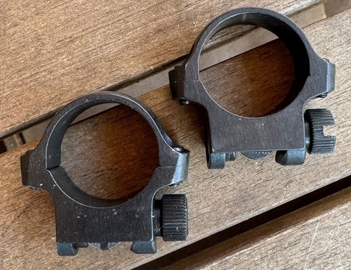 Genuine Ruger Steel Scope Rings Set - One Inch Low 90269 | eBay