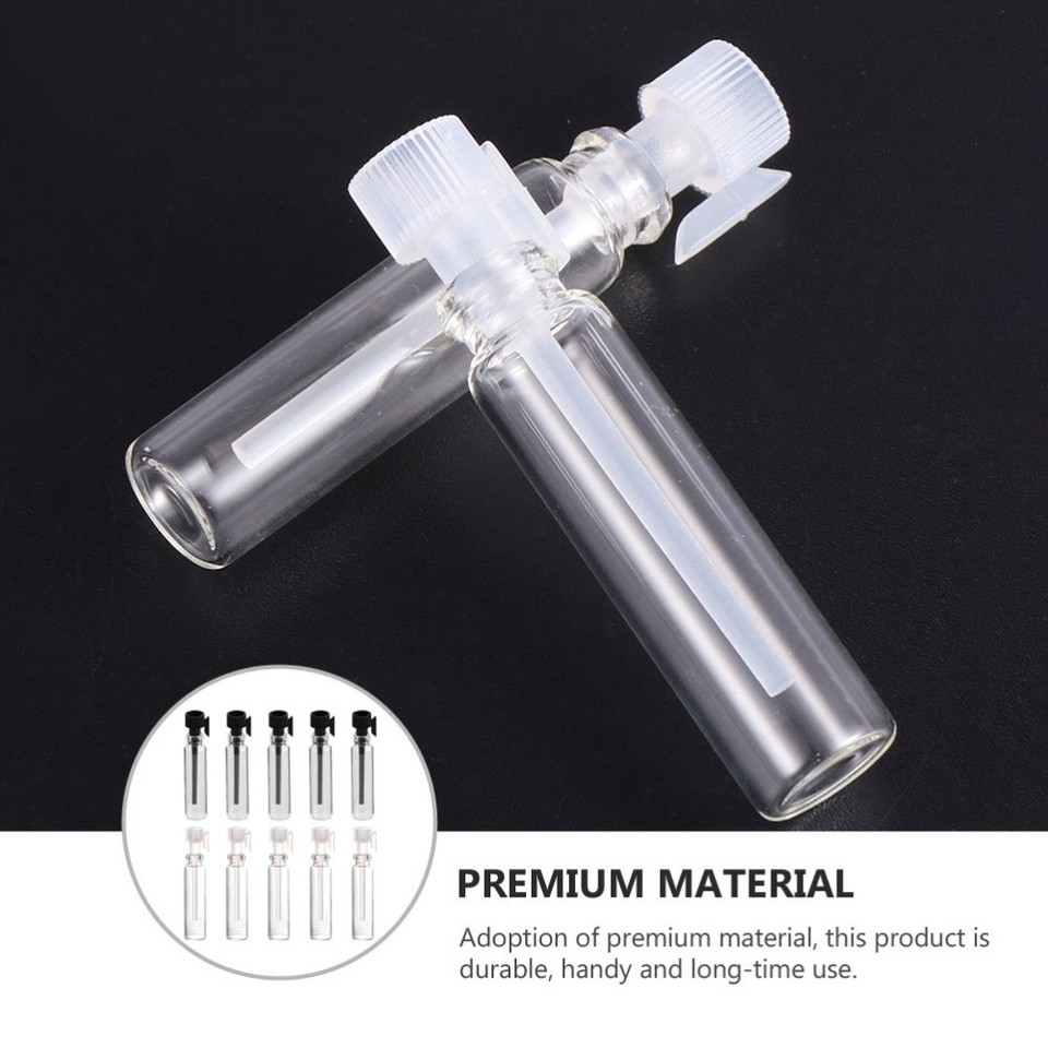 100 Pcs Perfume Sample Bottle Mini Empty Bottles Atomizer Travel Spray ...