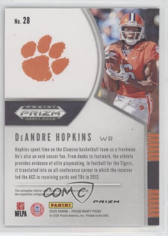 2020 Panini Prizm Draft Picks Green Prizm DeAndre Hopkins #28 | eBay