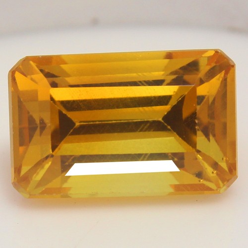 Natural 10.25 Ct Certified Madagascar Champagne Sapphire 14x9 MM ...