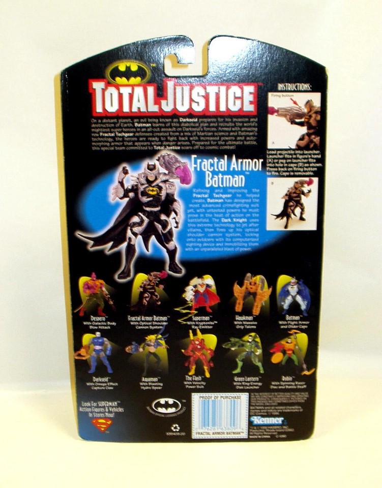 Batman Total Justice Fractal Armor Batman Free Shipping Next Day & Pro ...