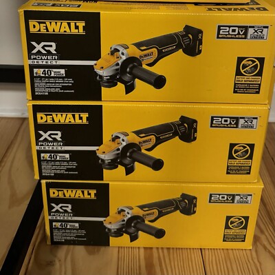 DEWALT 20-Volt MAX Cordless Brushless Angle Grinder - Yellow/Black ...