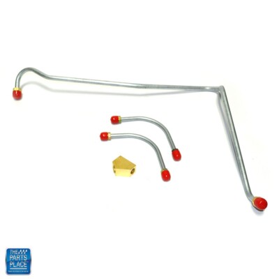 67-68 Camaro Chevelle Fuel Pump to Carb Lines 396 375 HP With Block 4 ...