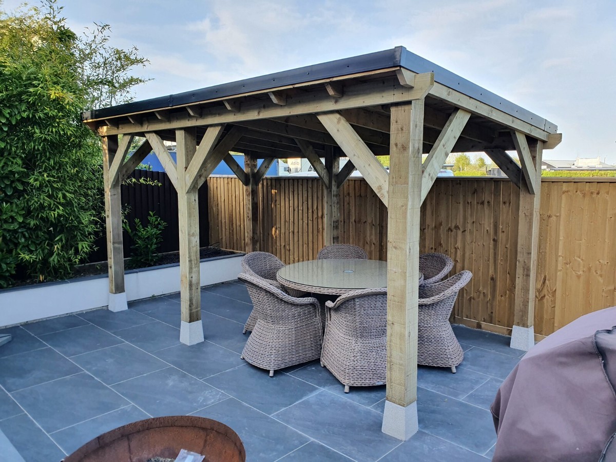 Pergola With Sloped Roof