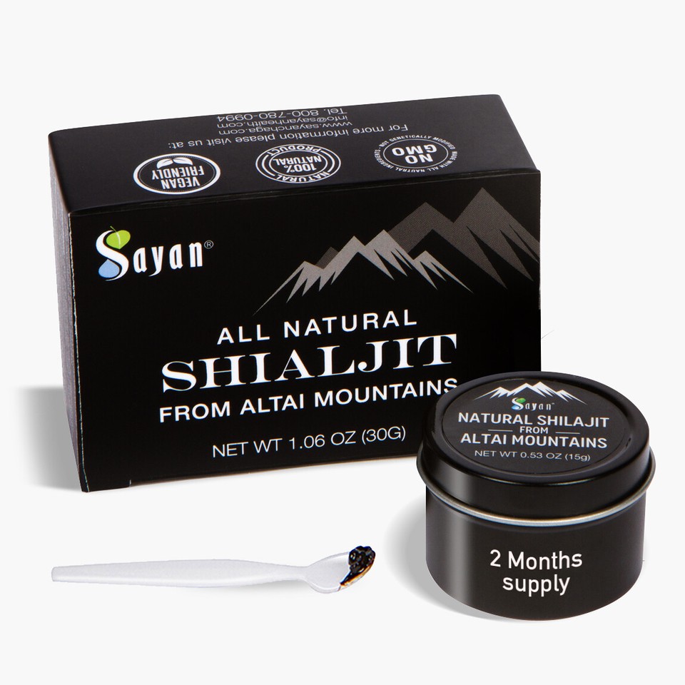 Shilajit Resin Purified Natural Black Fulvic Acid 15-30 Gram Best In ...