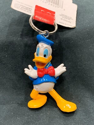 New Vintage Mickey’s Stuff for Kids Disney Donald Duck Keyring PVC Key ...