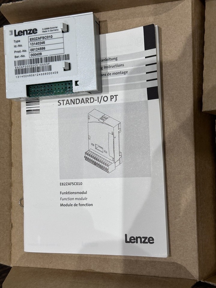 LENZE STANDARD PT E82ZAFSC010 MODULE I/O FOR LENZE 8200 VECTOR | eBay