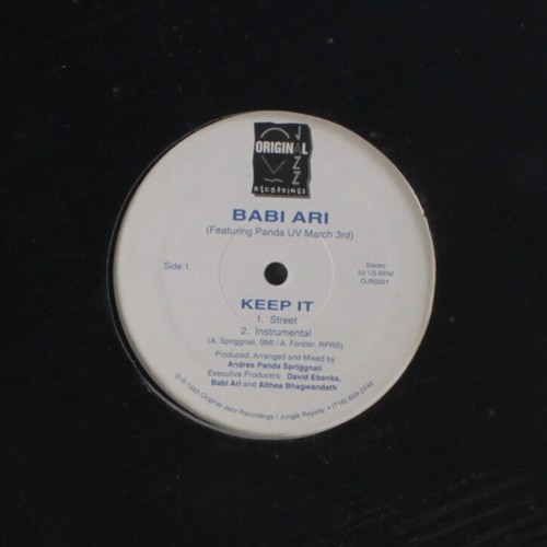 Babi Ari: Keep It Original Jazz Enregistrements 12 " Simple 33 RPM ...