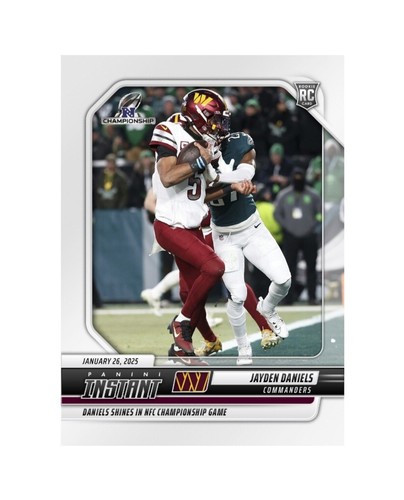 2024 Panini Instant NFL #274 JAYDEN DANIELS Commanders RC (PRESALE) | eBay