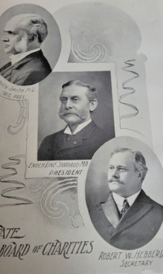 1904 BOARD OF CHARITIES Enoch Vine Stoddard Stephen Smith Albany New ...