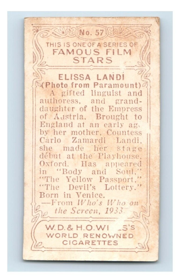 1933 Wills's Famous Films Stars Laughton Boles Etc Lot of 12 Trading ...