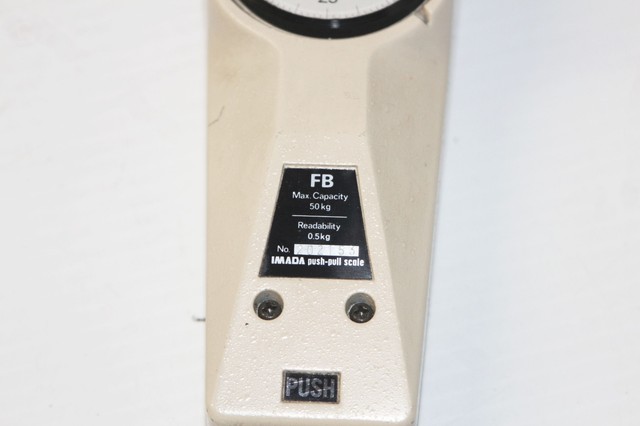 Imada Fb-50 KGF PS 50k X .5kg Precision Push Pull Mechanical Force ...