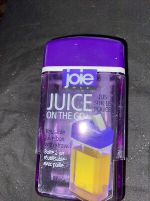 Joie Juice on the Go Reusable Plastic Juice Box Container Attached ...