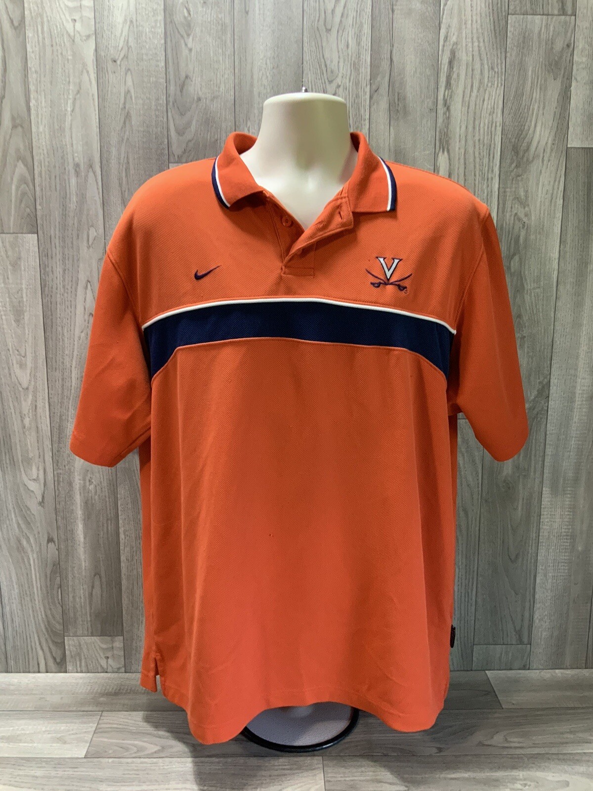 Nike Dri Fit Virginia Cavaliers UVA Men's Orange Stre… - Gem