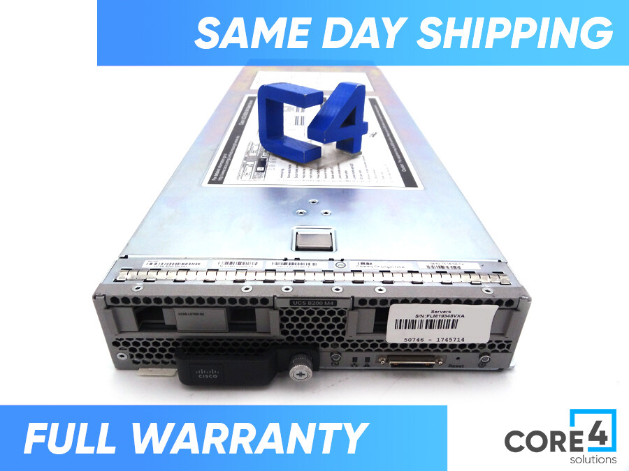 Cisco UCS UCSB-B200-M4-U B200 M4 0x0 Server w/o CPU MEM Drive Bays for ...
