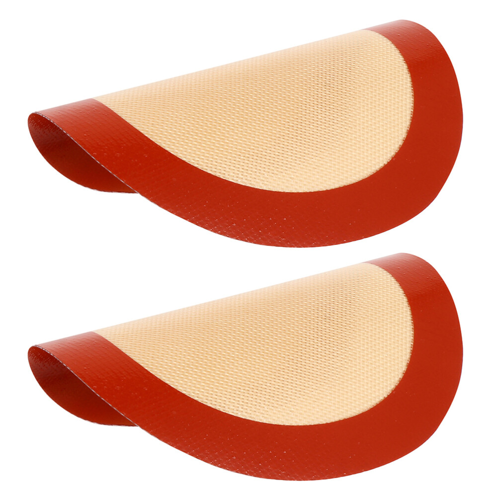 2 Pcs Round Silicone Baking Mat Air Fryer Microwave Turntable | eBay