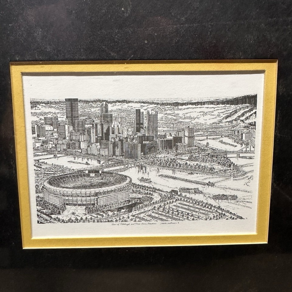 Nevin Robinson Studio~Pittsburgh~Three Rivers Stadium~Golden Triangle ...