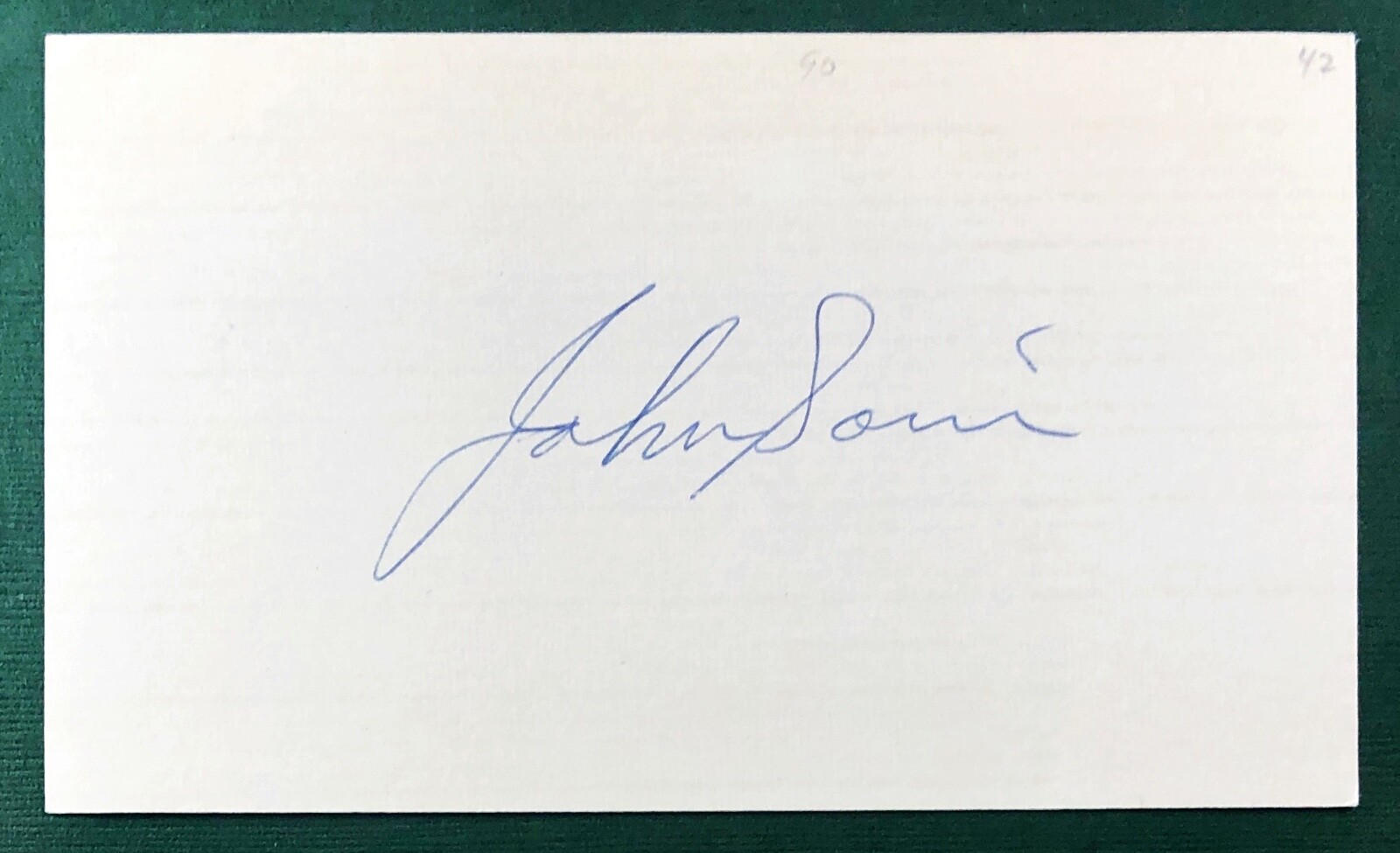 JOHN SAIN BASEBALL AUTOGRAPHED INDEX CARD NEW YORK YANKEE | eBay