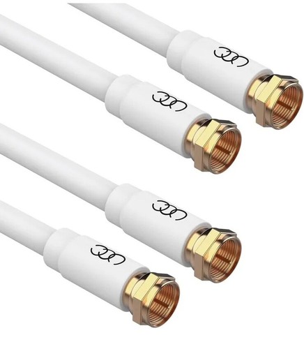 UCC 2/25 FT (50’ Total)Triple Shield RG6 Coaxial Patch CABLE 75 OHM ...