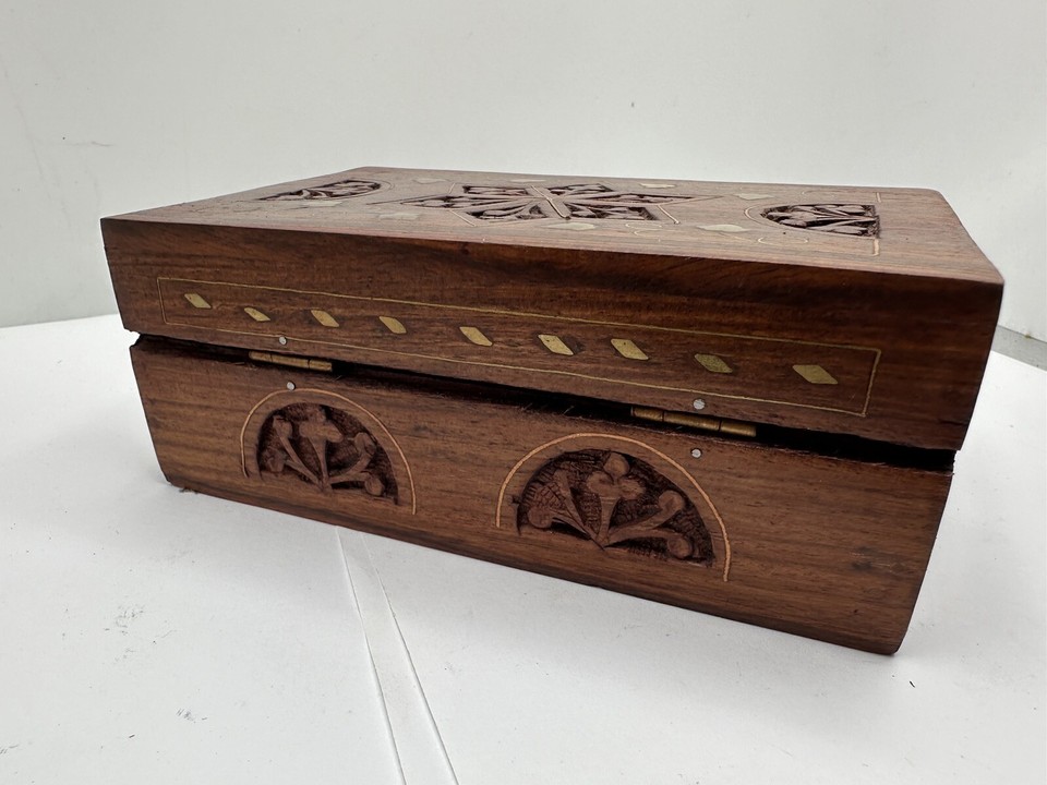 Wooden Trinket Box | eBay UK