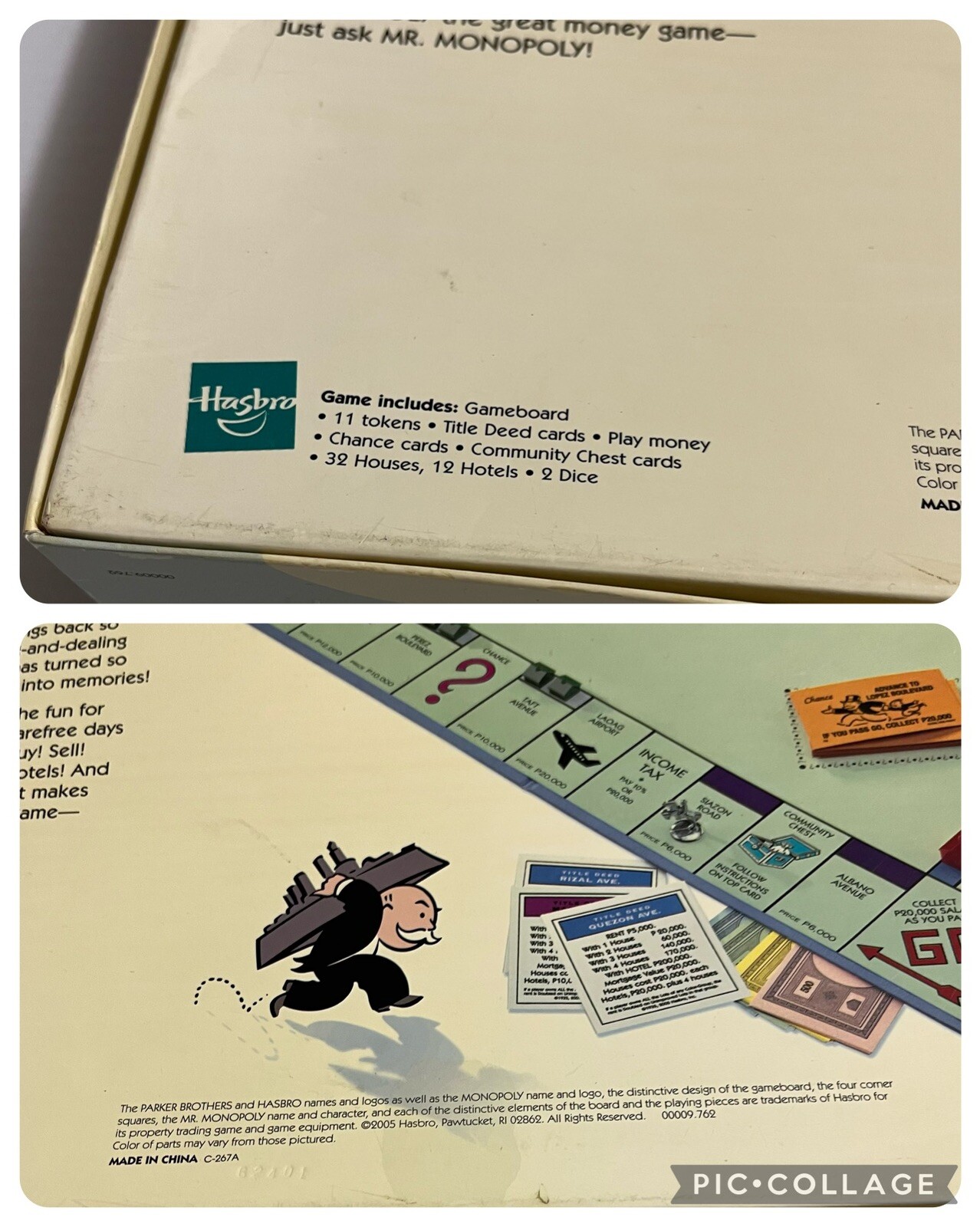 Monopoly PHILIPPINE EDITION 2005 Philippines Filipino Game Complete ...