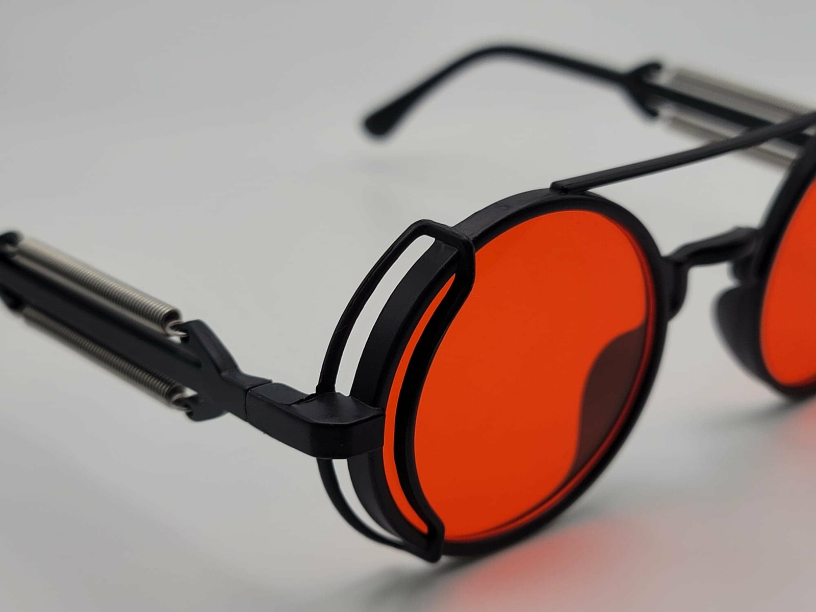 Steampunk Goggles Glasses Round Sunglasses Emo Retro Vintage | eBay