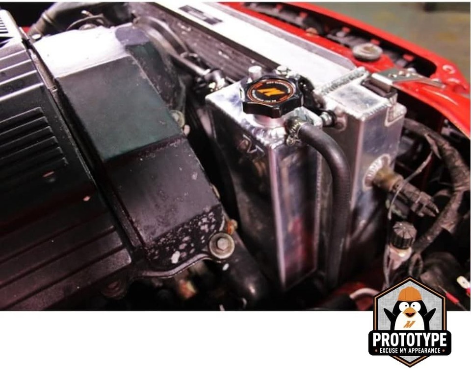 Mishimoto MMRT-E36-92EBK Expansion Tank for 1992-1999 BMW E36 3-Series ...