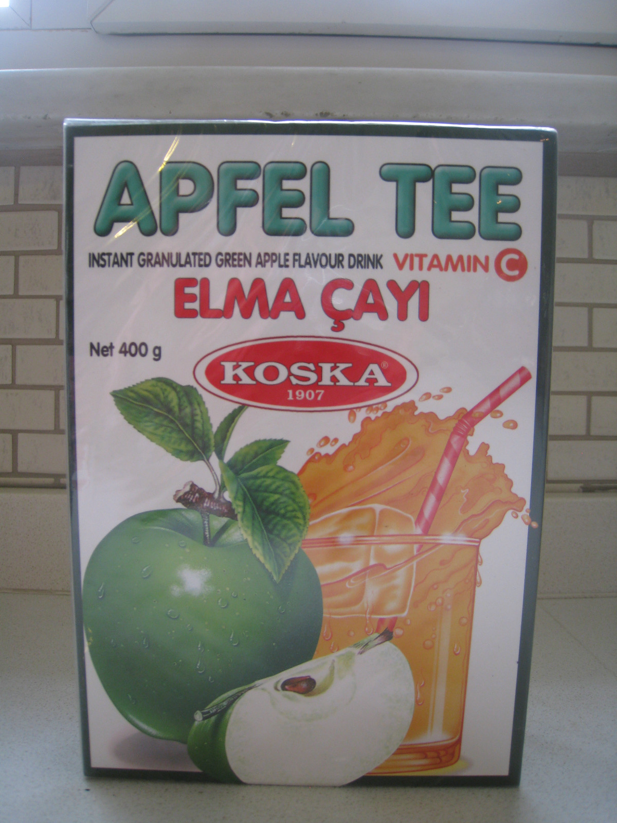 Turkish Traditional Apple Tea Instant Granulated from Koska Apfel Tea ...