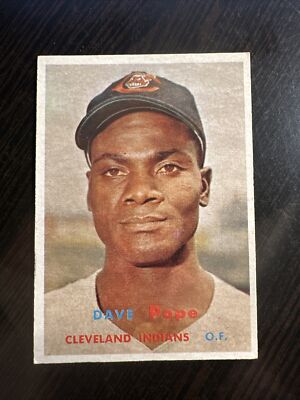 1957 TOPPS DAVE POPE CARD #249 EX-MT OR BETTER *Hot Corner Vintage* | eBay
