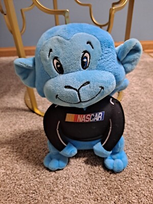 KellyToy Nascar Racing Official Blue Monkey No Name/Driver | eBay