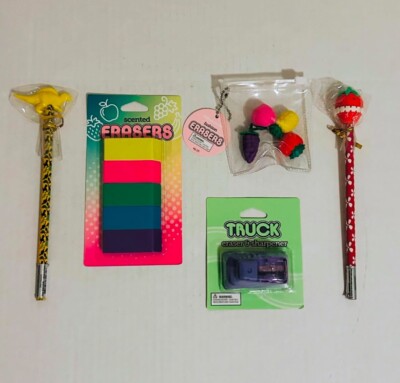 Office Depot Fashion Pencil and Eraser Bundle | eBay