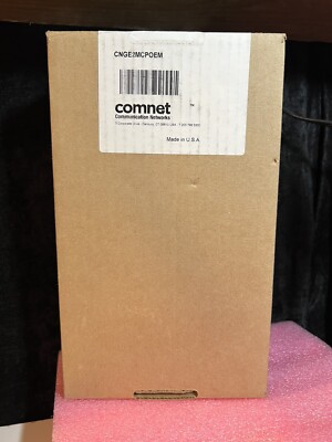 COMNET CNGE2MCPOEM 10/100/1000 MBPS 2 Port Media Converter POE | eBay