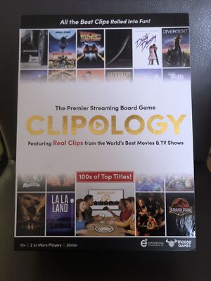 CLIPOLOGY The Premier Streaming Board Game Movie & TV Trivia - BRAND ...