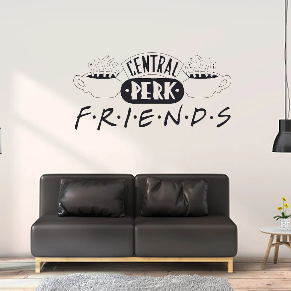 Central Perk Friends Logo Decal TV Show Door Wall Stickers for Bedroom Sticker | eBay Australia