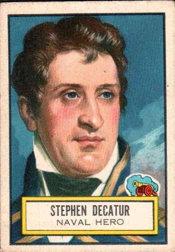 1952 Topps Look 'n See #38 "Stephen Decatur" C525 | eBay