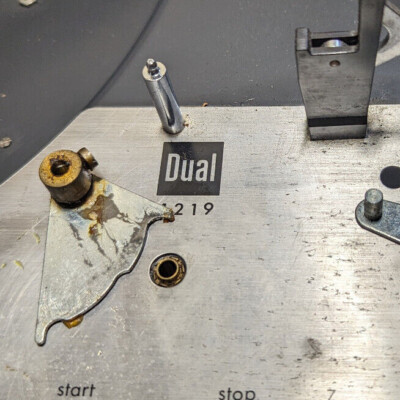 Vintage Dual 1219 Turntable parts:Main Gear,Lever,Ball,Bearing,knobs ...