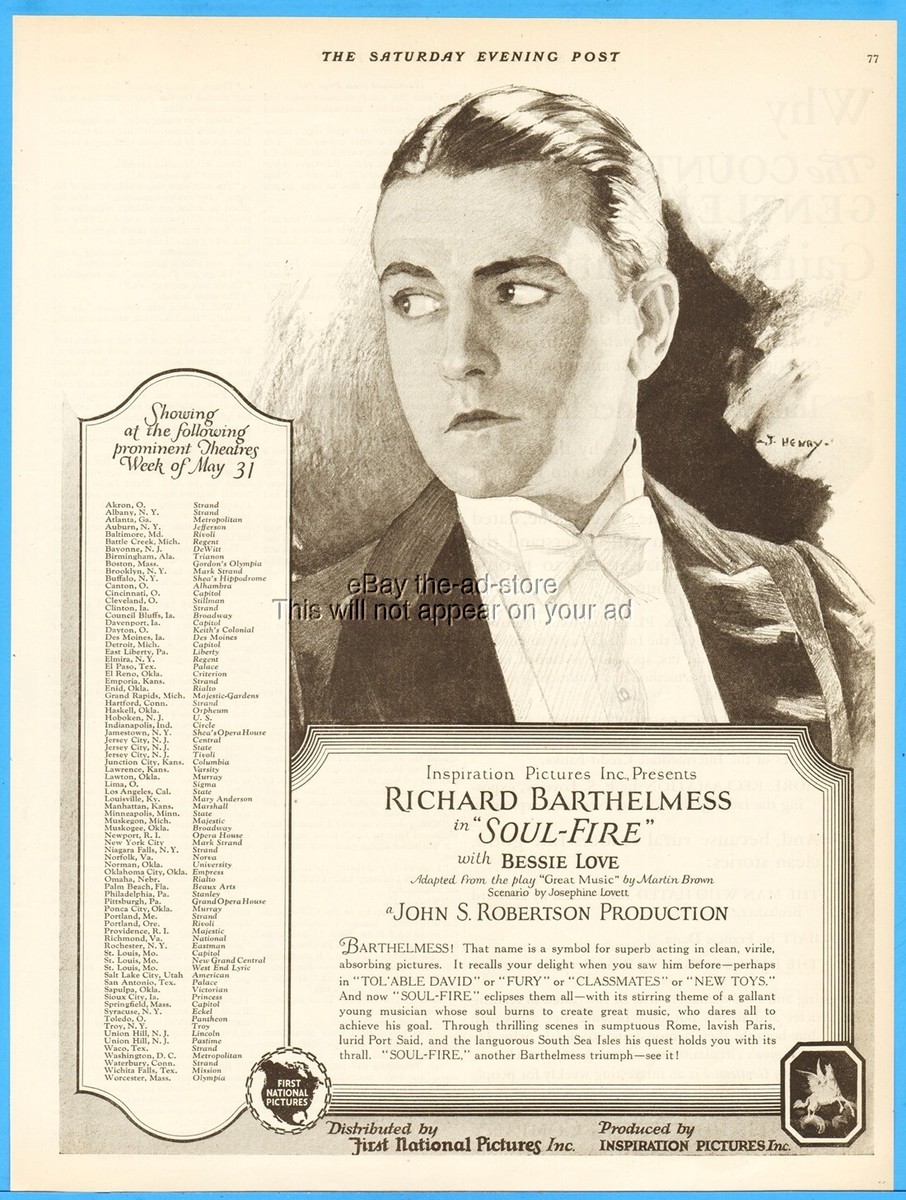 Richard Barthelmess 1920