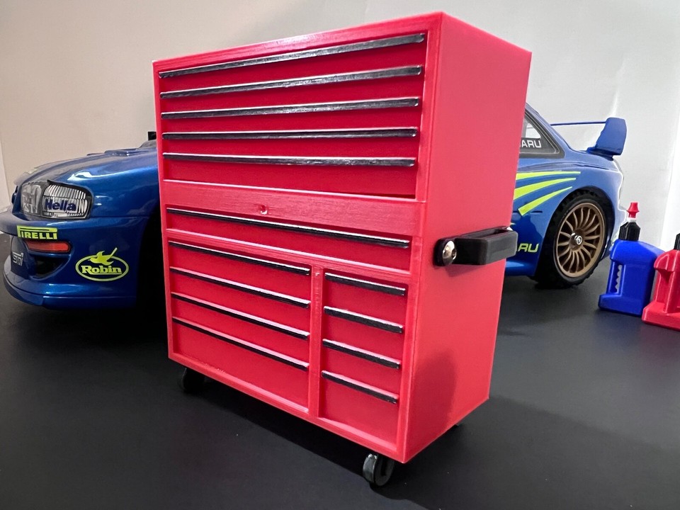 1/10 Scale Rc Tool Box for Scale Garage Crawler On Road Tool Chest Trx4 ...