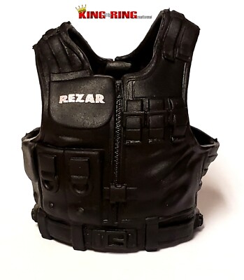 WWE Mattel Elite AOP REZAR VEST Wrestling Figure Clothing Accessories ...