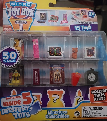 Miniature Micro Toy Box Toy Shop Series 1 With 2 Boxes Toys Minis NIB ...