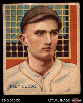1935-36 Diamond Stars #46 Red Lucas There is also a #106 Red Lucas card 2 - GOOD | eBay