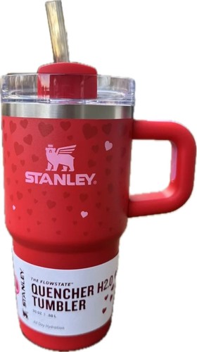 Stanley Cup Valentine’s Day 2025 Ruby Hearts 20 oz NEW Fast Shipping 🚚 ...