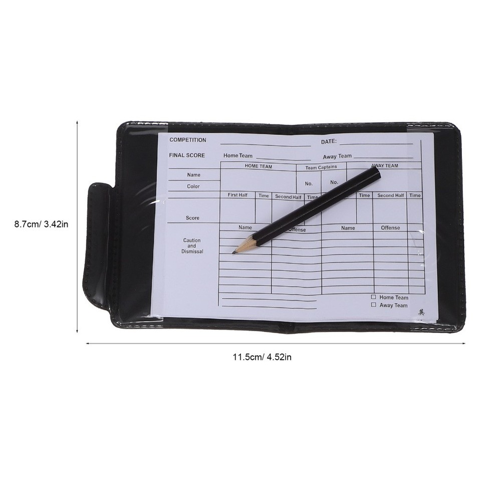 1 Set Soccer Referee Kit Referee Whistles Referee Card Score Sheet for ...